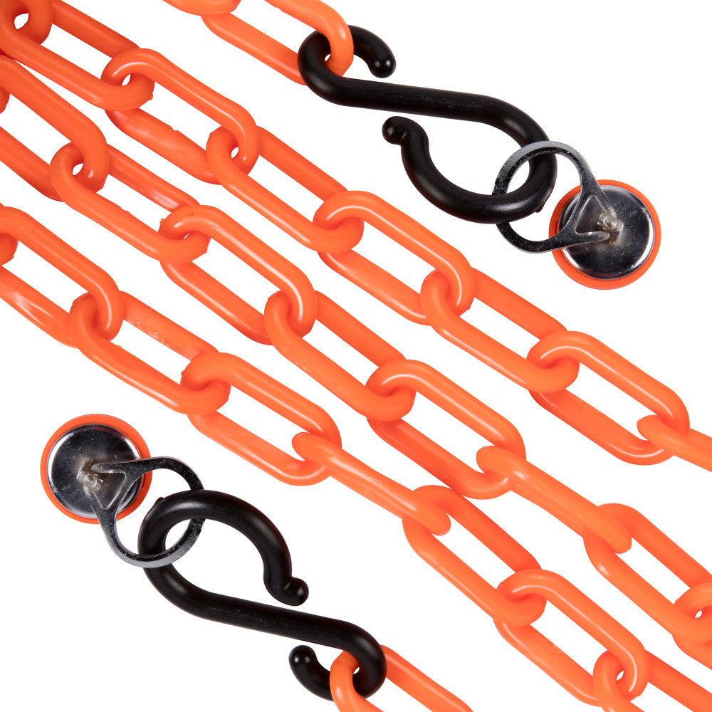 US Weight Loading Dock Kit with Magnetic Wall Rings, 10 FT of Orange C