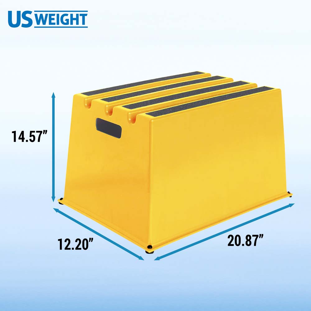 US Weight Yellow Safety Step – Lightweight & Durable Anti-Slip Step St