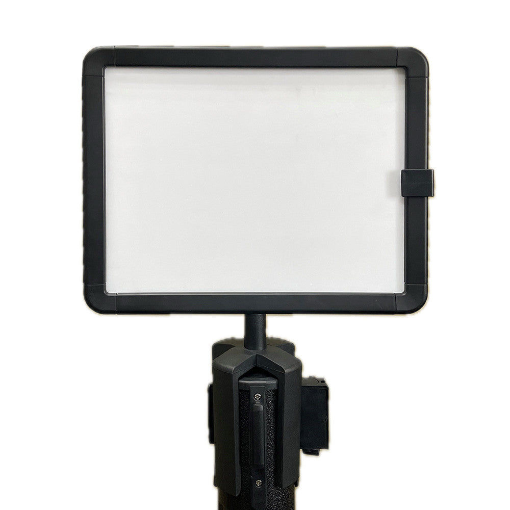 Plastic Stanchion Horizontal/Vertical Sign Holder with Plexiglass Cove ...